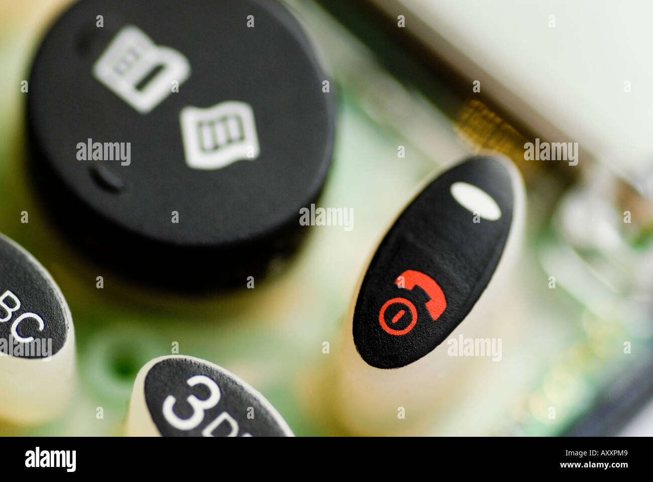 Inside of a damaged mobile cell phone Stock Photo - Alamy