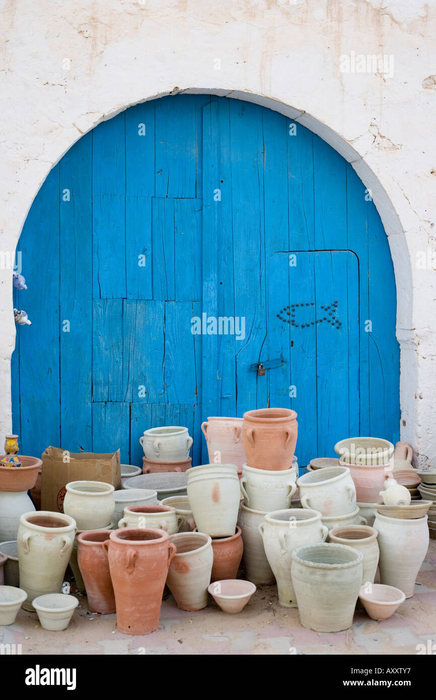 Pottery shop. Guellala Djerba island Tunisia Stock Photo - Alamy