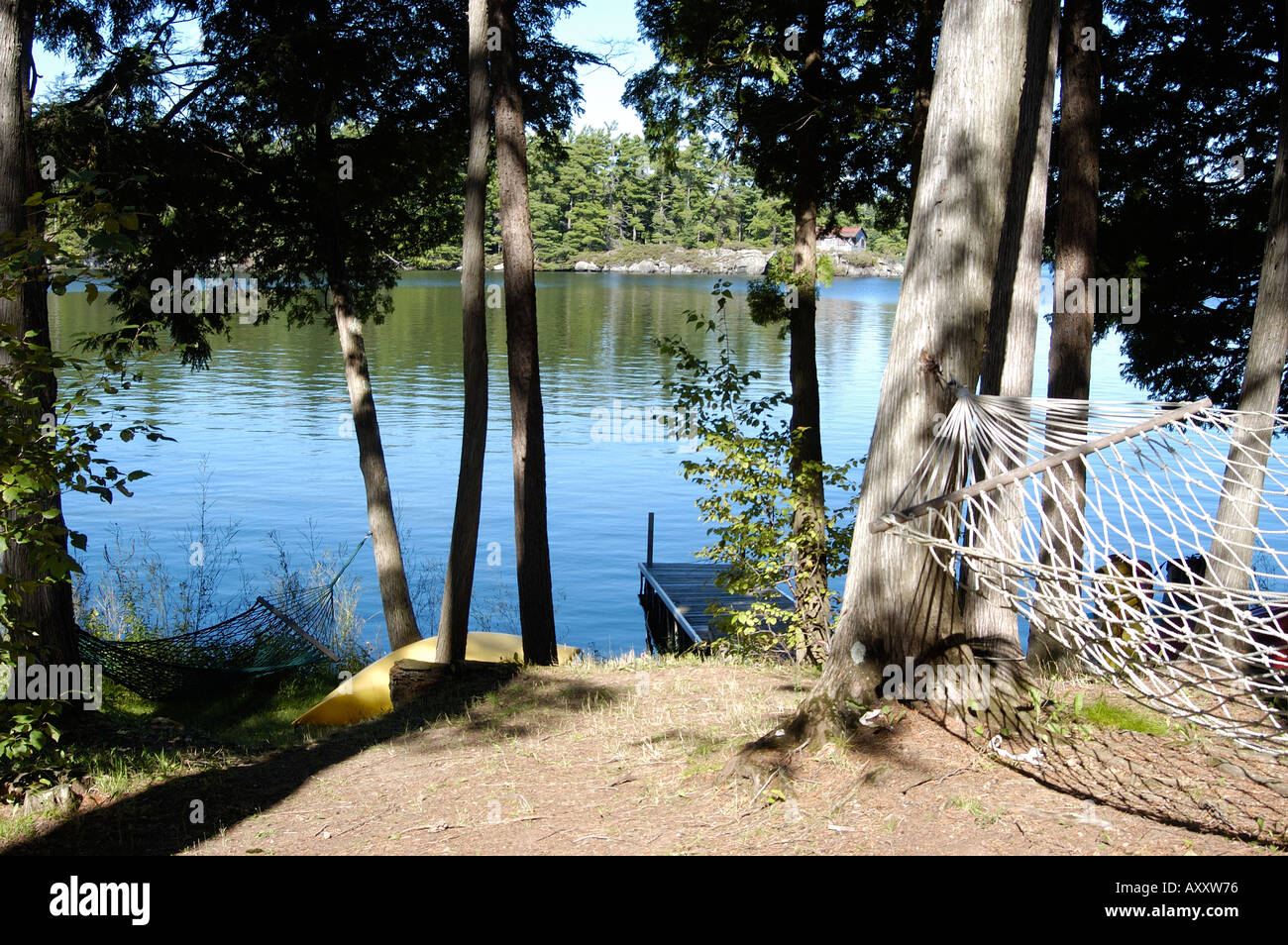 Otty Lake Ontario Canada Stock Photo - Alamy