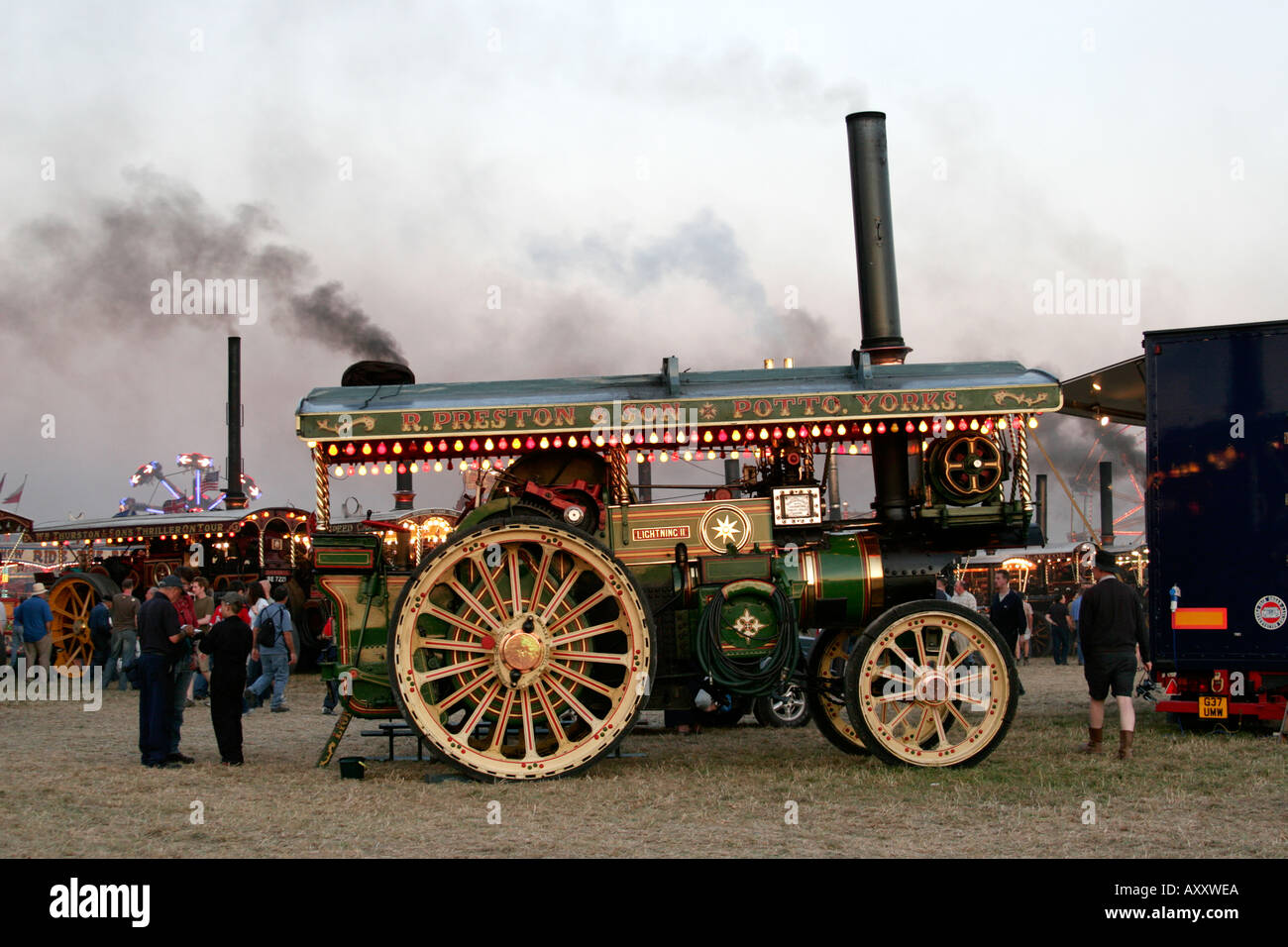 Traction engine Great Dorset Steam Fair Stock Photo - Alamy