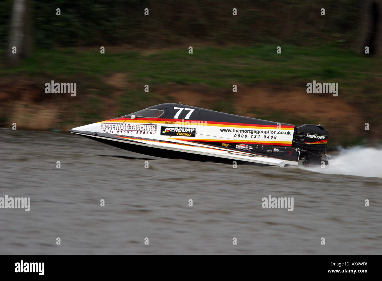 Black powerboat hi-res stock photography and images - Alamy