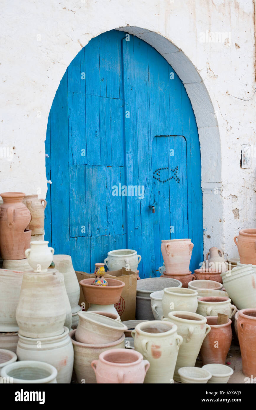 Pottery shop. Guellala Djerba island Tunisia Stock Photo - Alamy