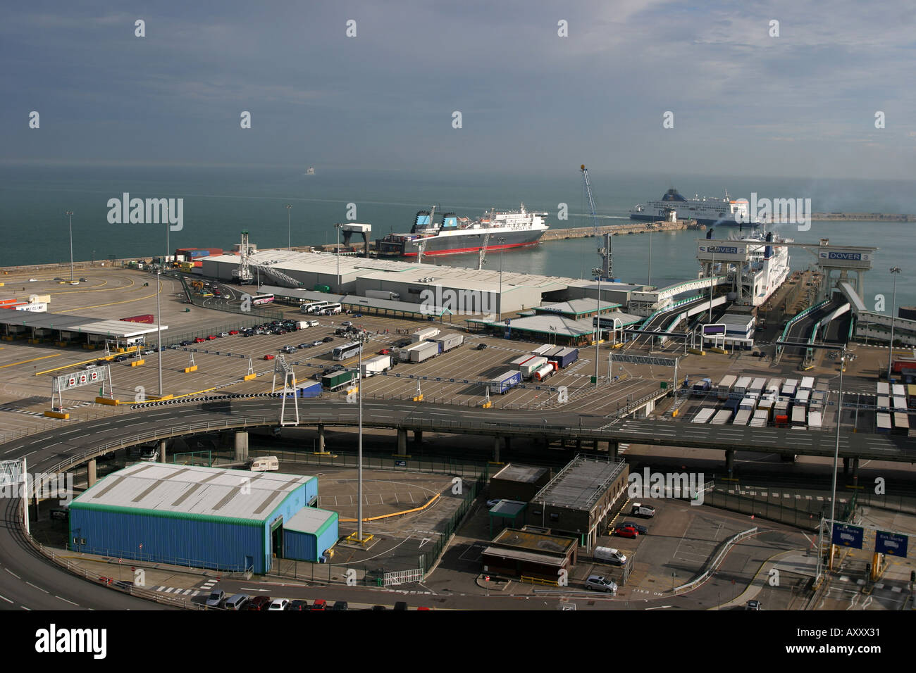Port of Dover Kent Stock Photo - Alamy