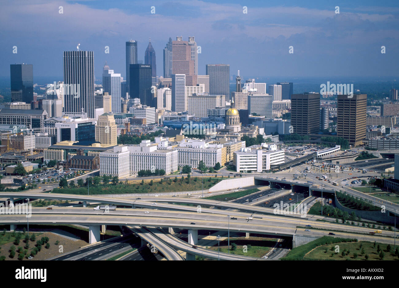 Atlanta, Stadtansicht, Innenstadt Stock Photo - Alamy