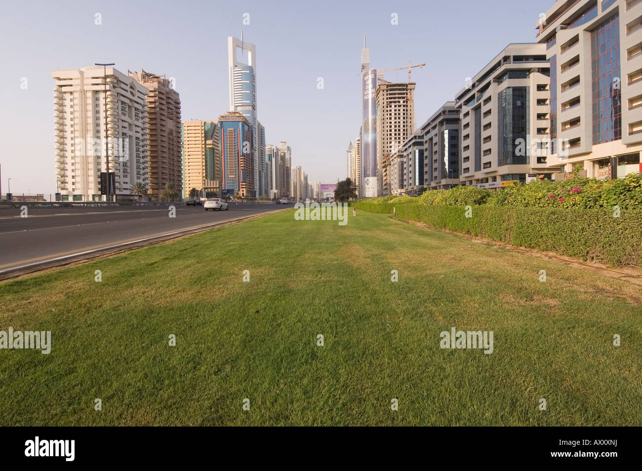 Uae sheikh zayed road hi-res stock photography and images - Alamy