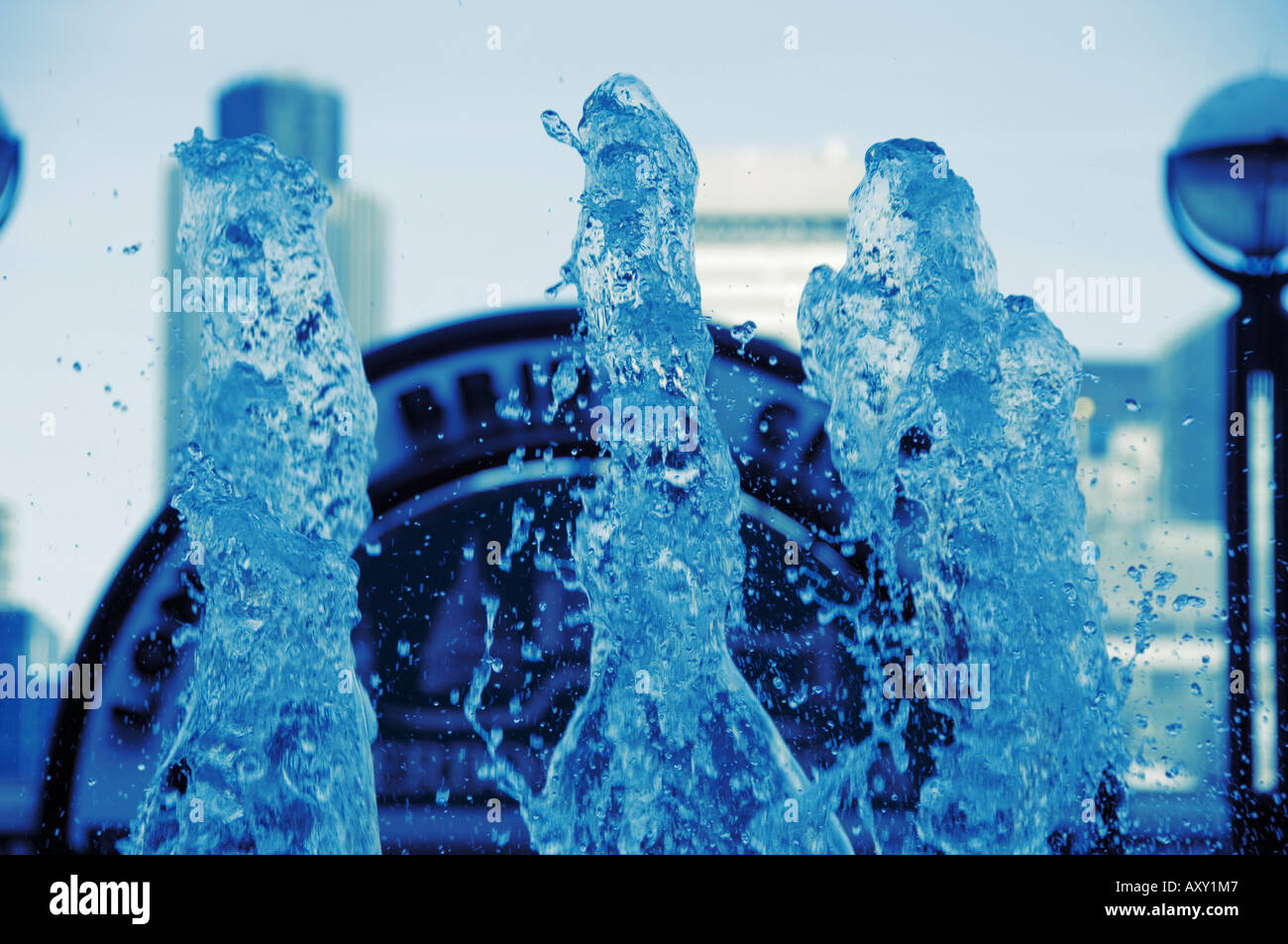 three jets of water Stock Photo - Alamy