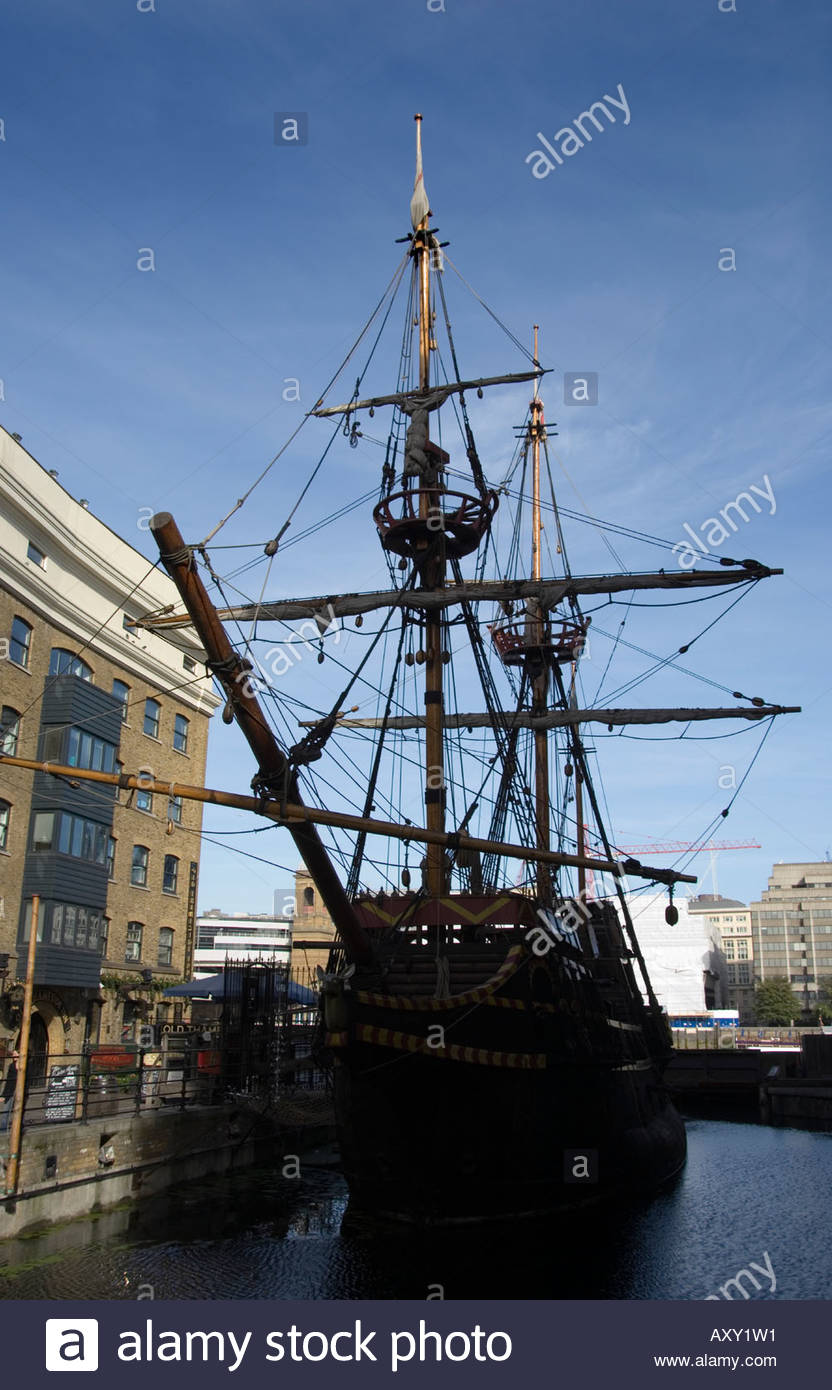 Rigging Of The Golden Hinde High Resolution Stock Photography and ...