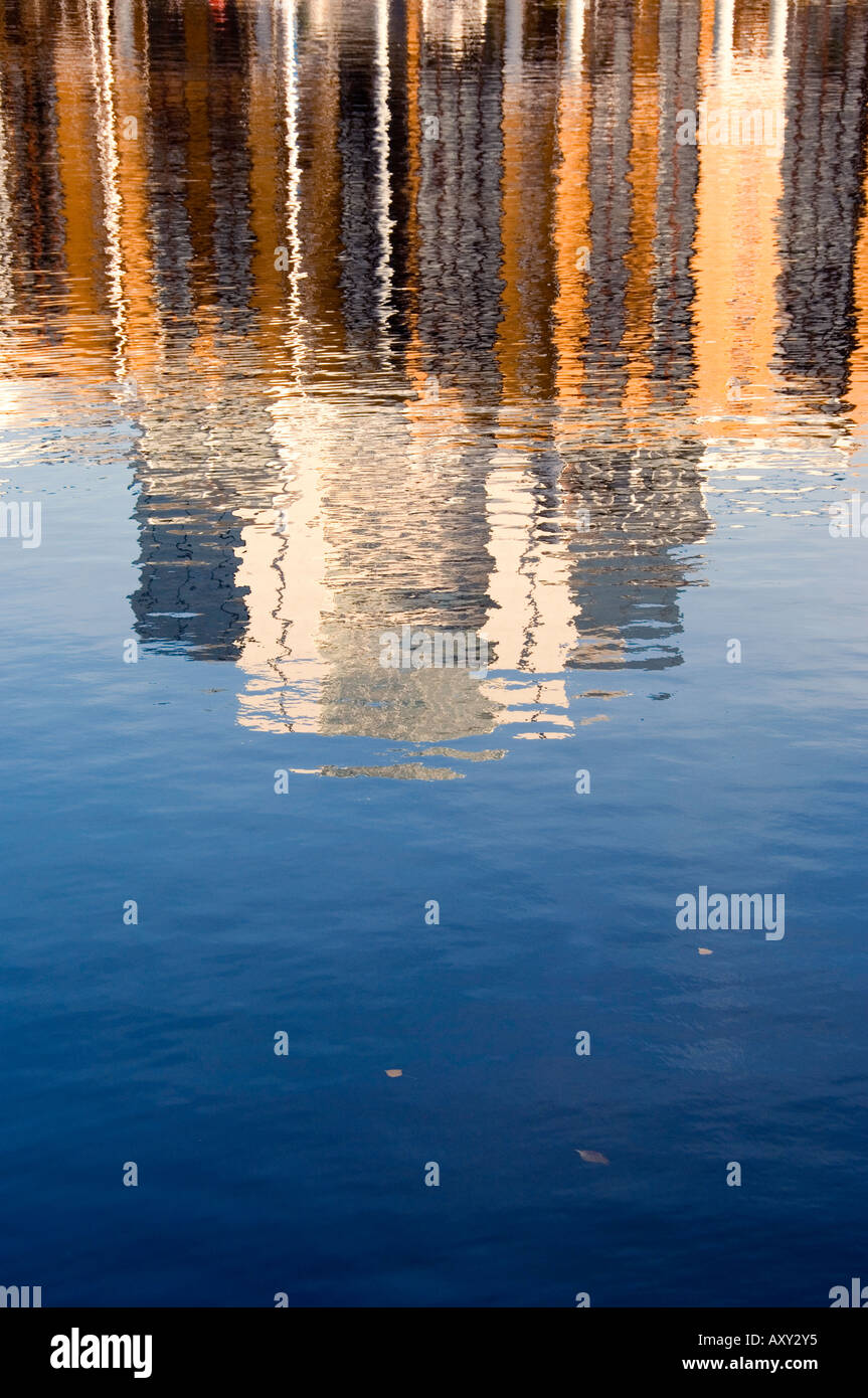 Reflections on water Stock Photo - Alamy