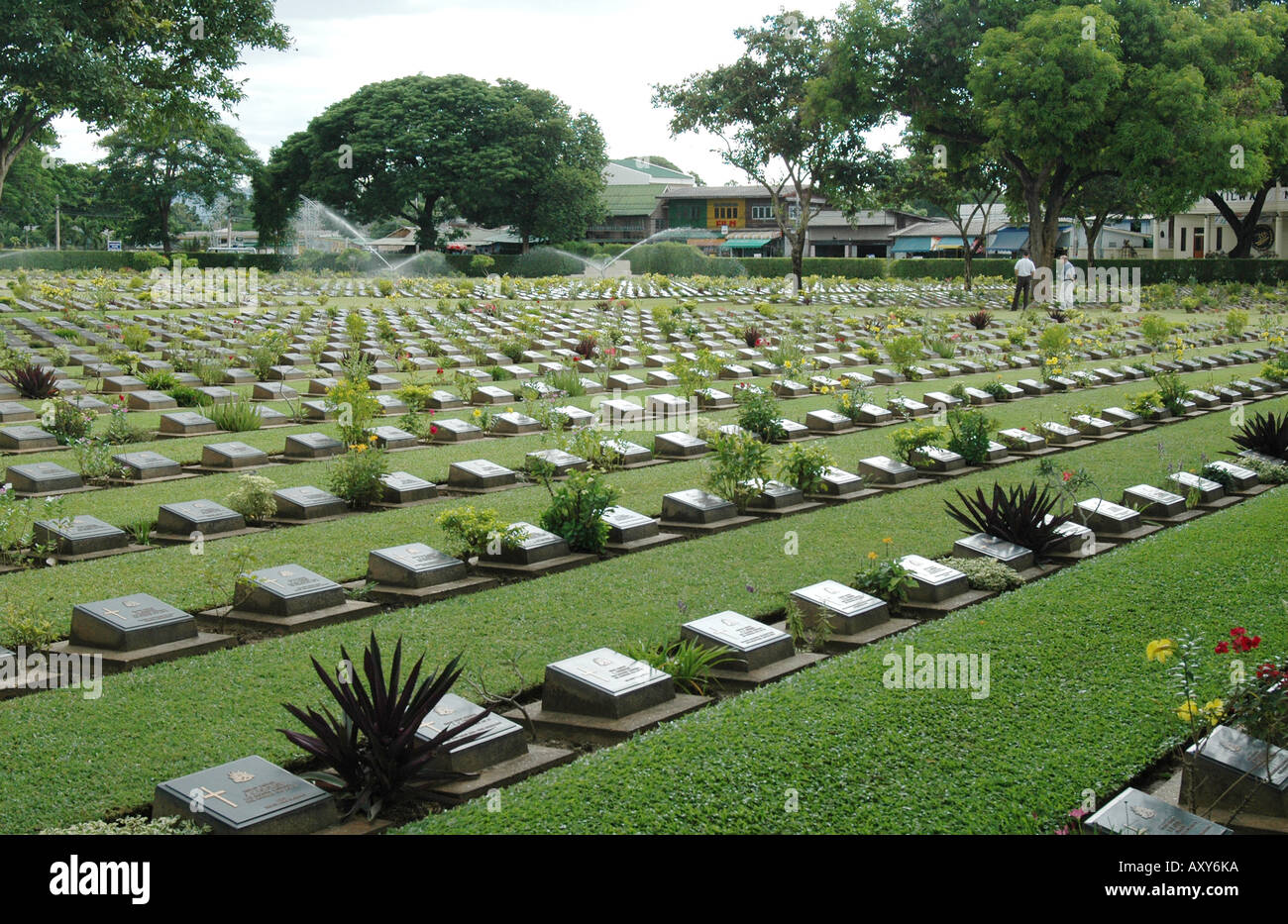 Kanchanaburi war cemetery Thailand Stock Photo - Alamy