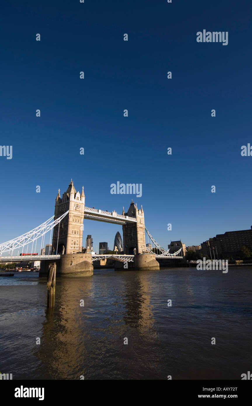 Tower Bridge and City of London beyond, London, England Stock Photo - Alamy
