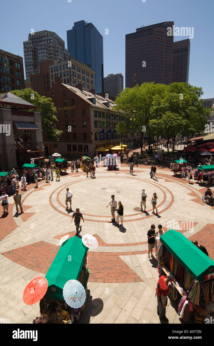 Quincy Market, Boston, Massachusetts, USA Stock Photo - Alamy