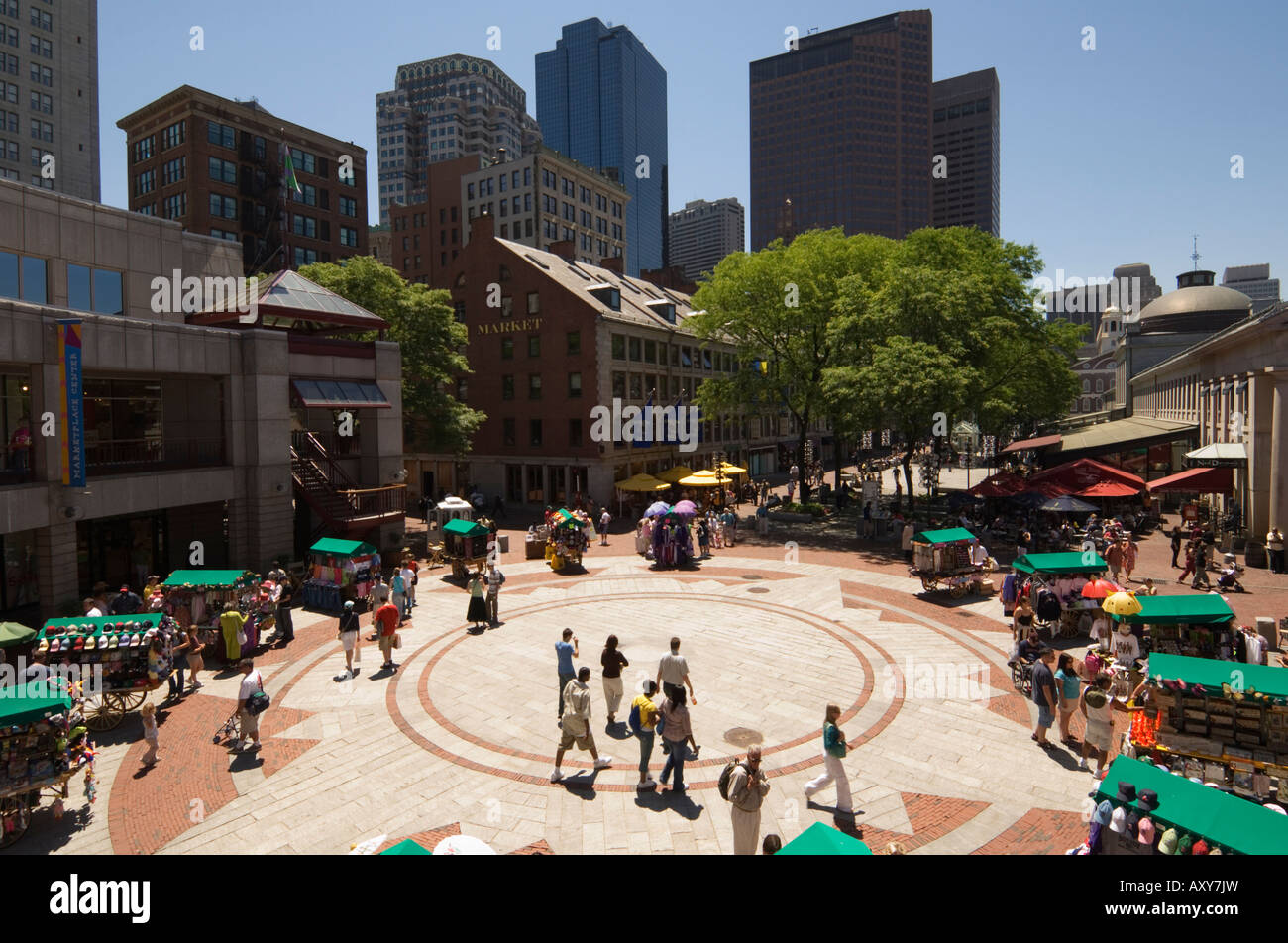 Quincy Market Square High Resolution Stock Photography and Images - Alamy