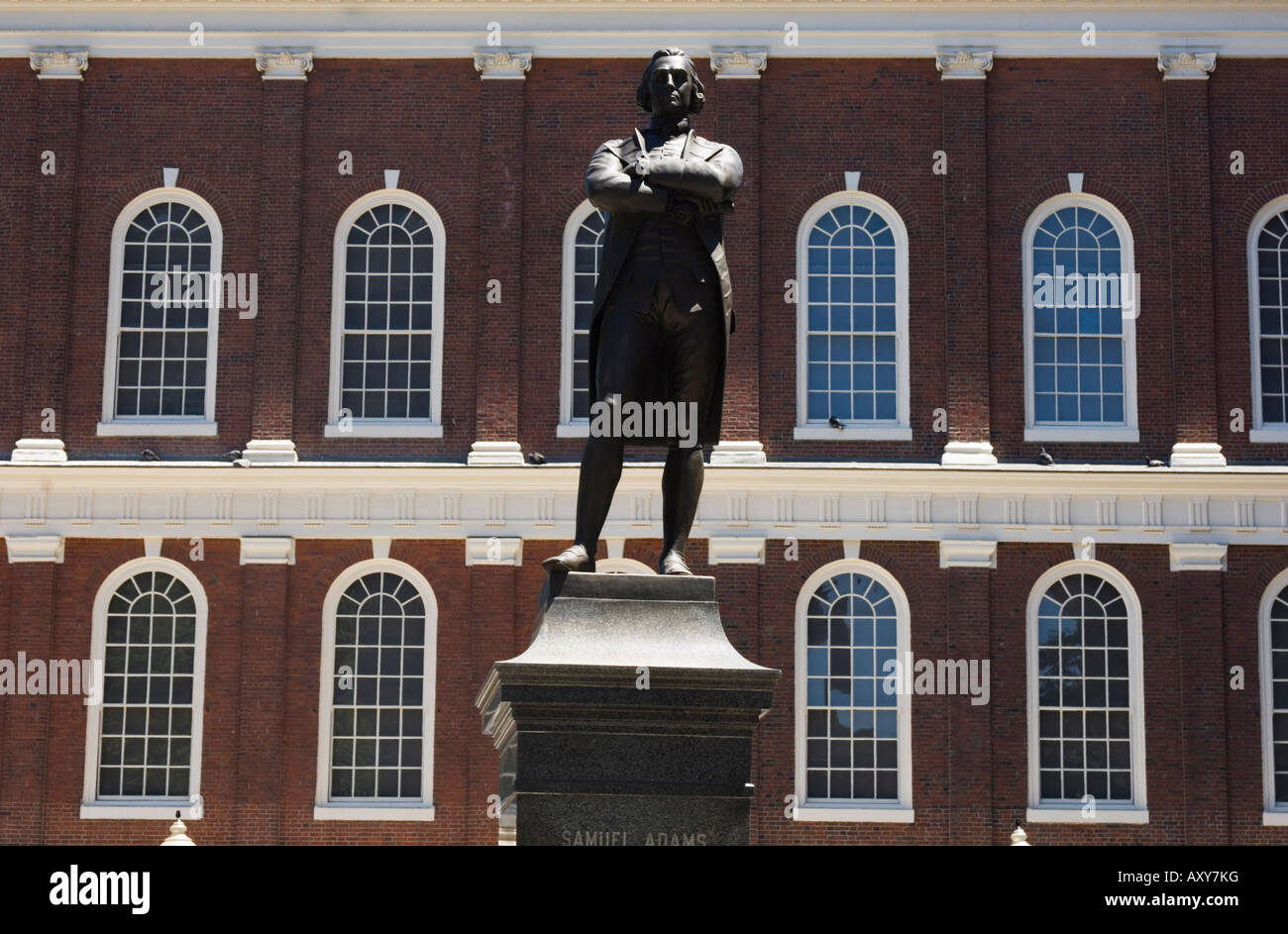 Portrait of Samuel Adams, Faneuil Hall, Boston, Massachusetts, USA ...