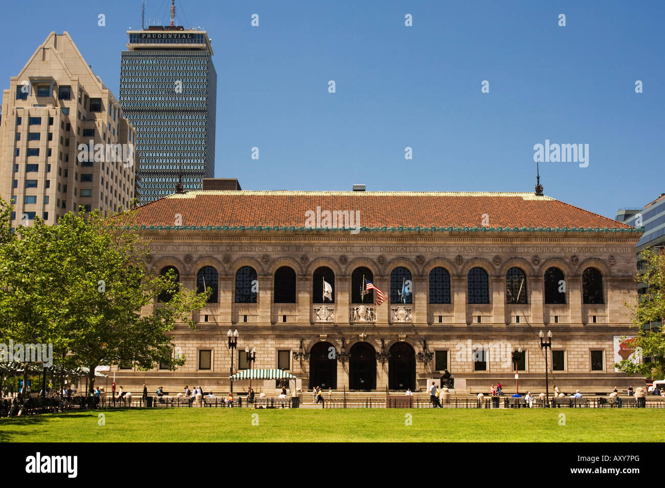 Boston public library 1848 hi-res stock photography and images - Alamy