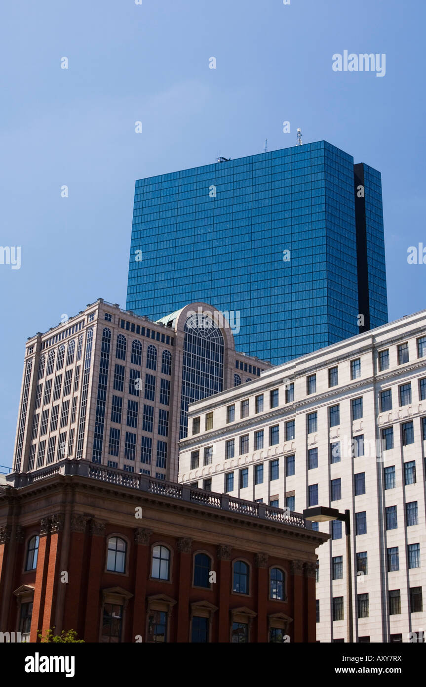 John Hancock Tower and other buildings, Boston, Massachusetts, USA ...