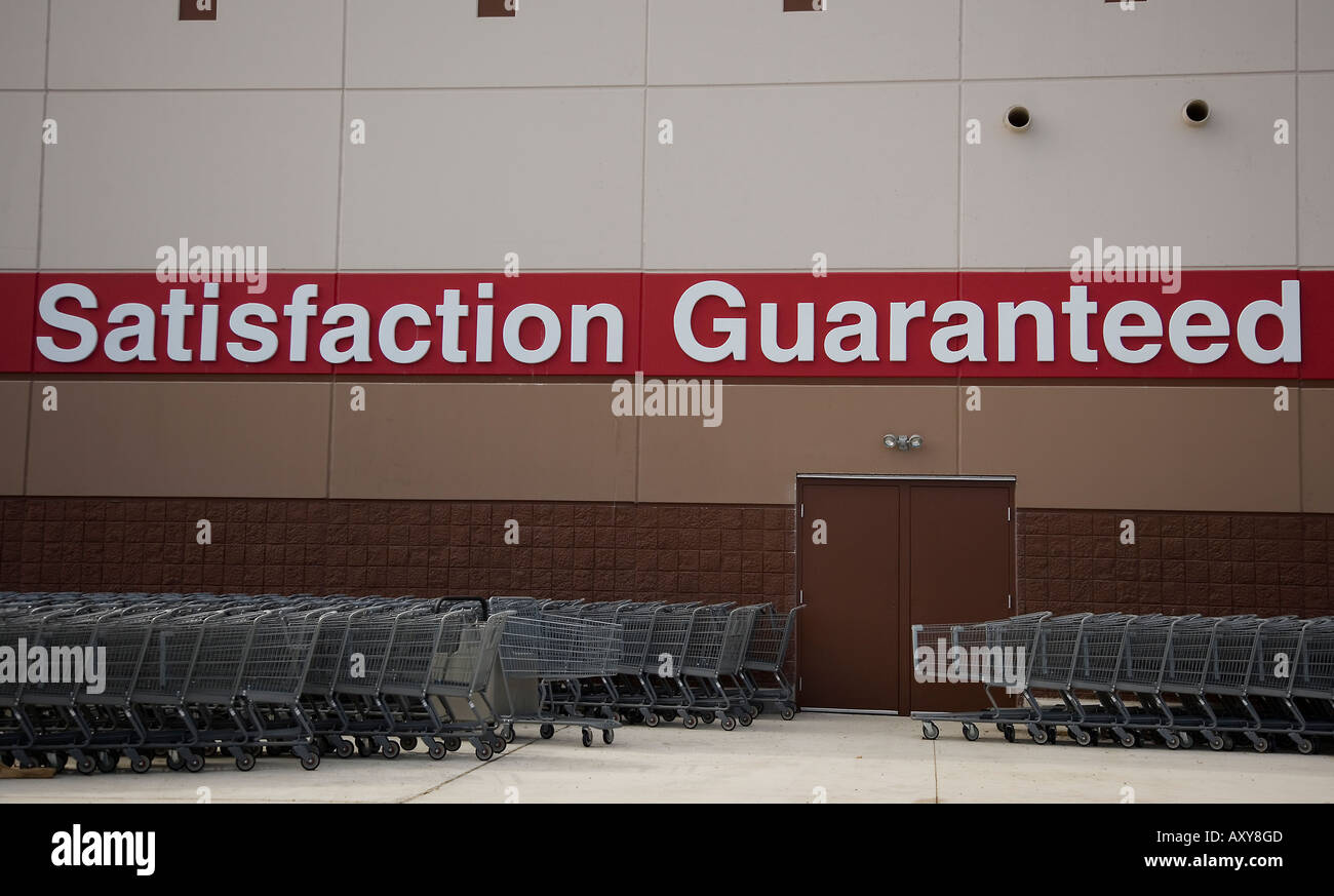 Sign outside a department store Stock Photo - Alamy