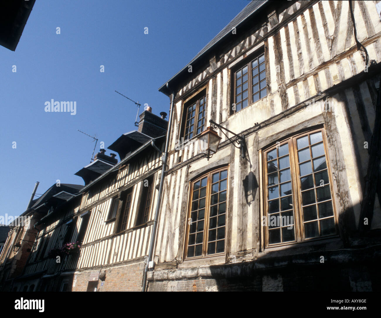 Typical half timbered norman houses hi-res stock photography and images ...