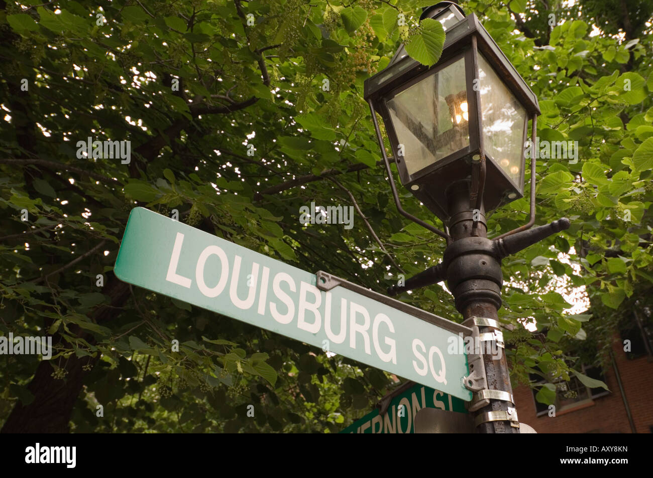 Louisburg Square, Beacon Hill, Boston, Massachusetts, USA Stock Photo ...