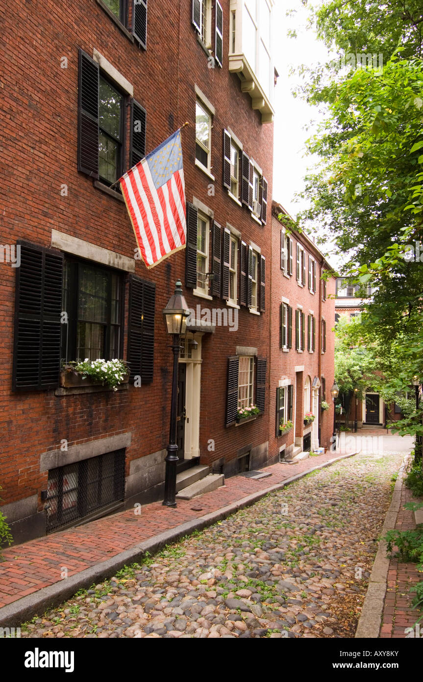 Acorn Street Boston Stock Photos & Acorn Street Boston Stock Images - Alamy