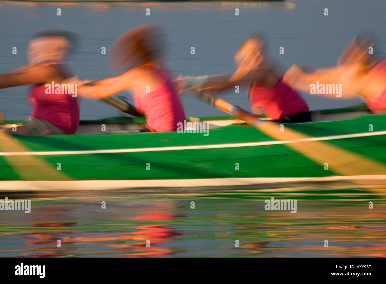 women s gig race isles of scilly Stock Photo - Alamy