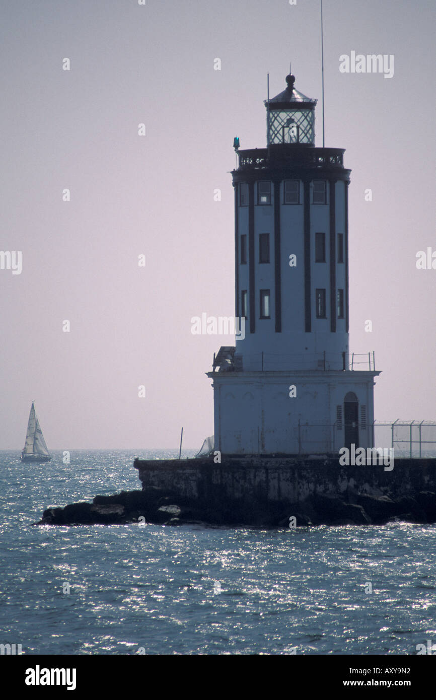 Angeles gate lighthouse hi-res stock photography and images - Alamy