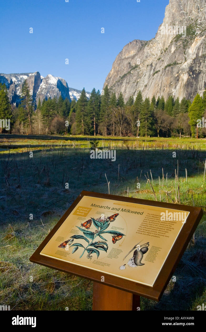 Yosemite national park interpretive sign hi-res stock photography and ...