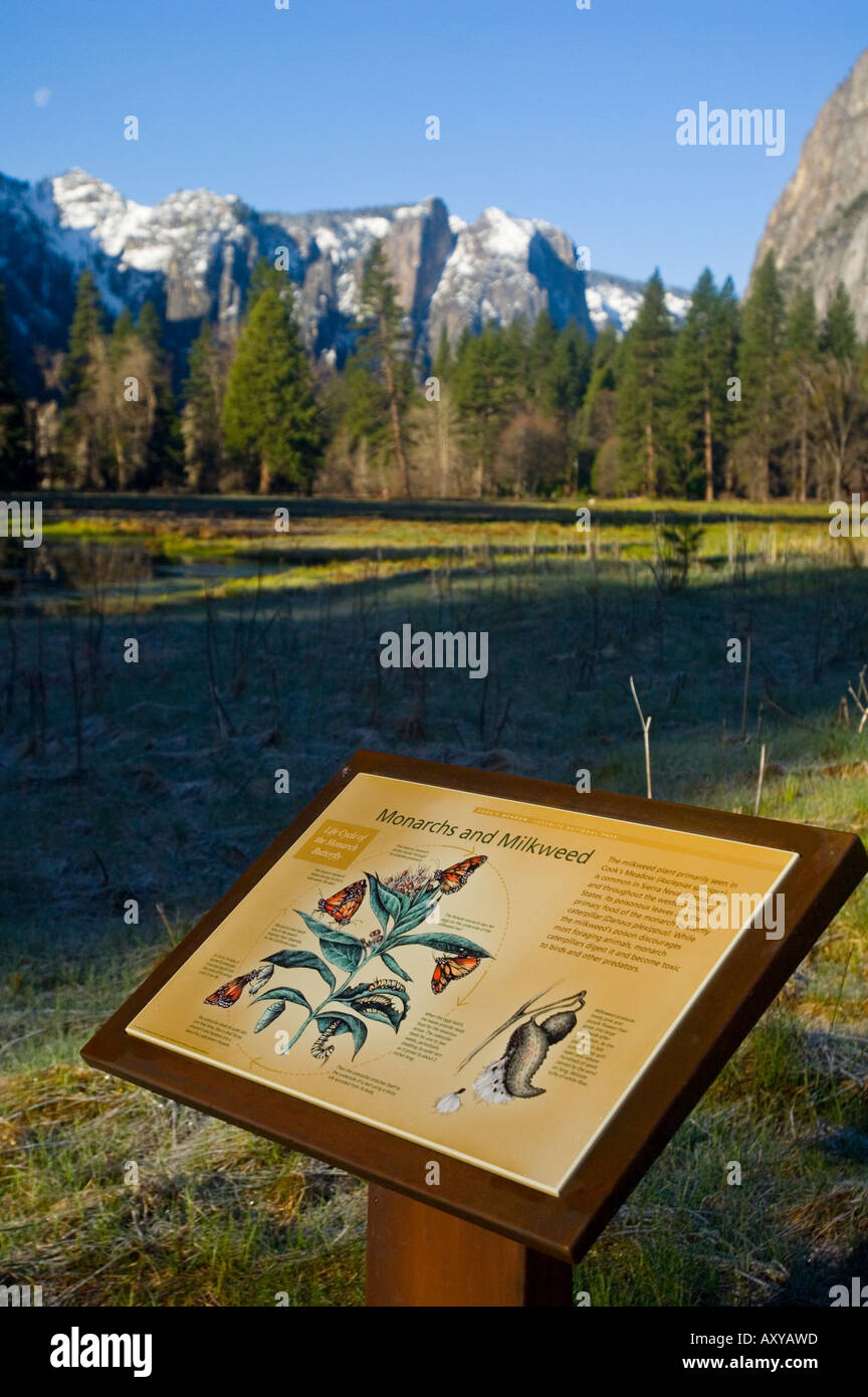 Yosemite valley interpretive sign hi-res stock photography and images ...