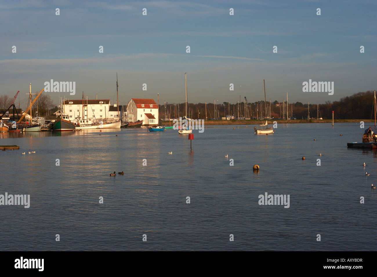 wood bridge boats Stock Photo - Alamy
