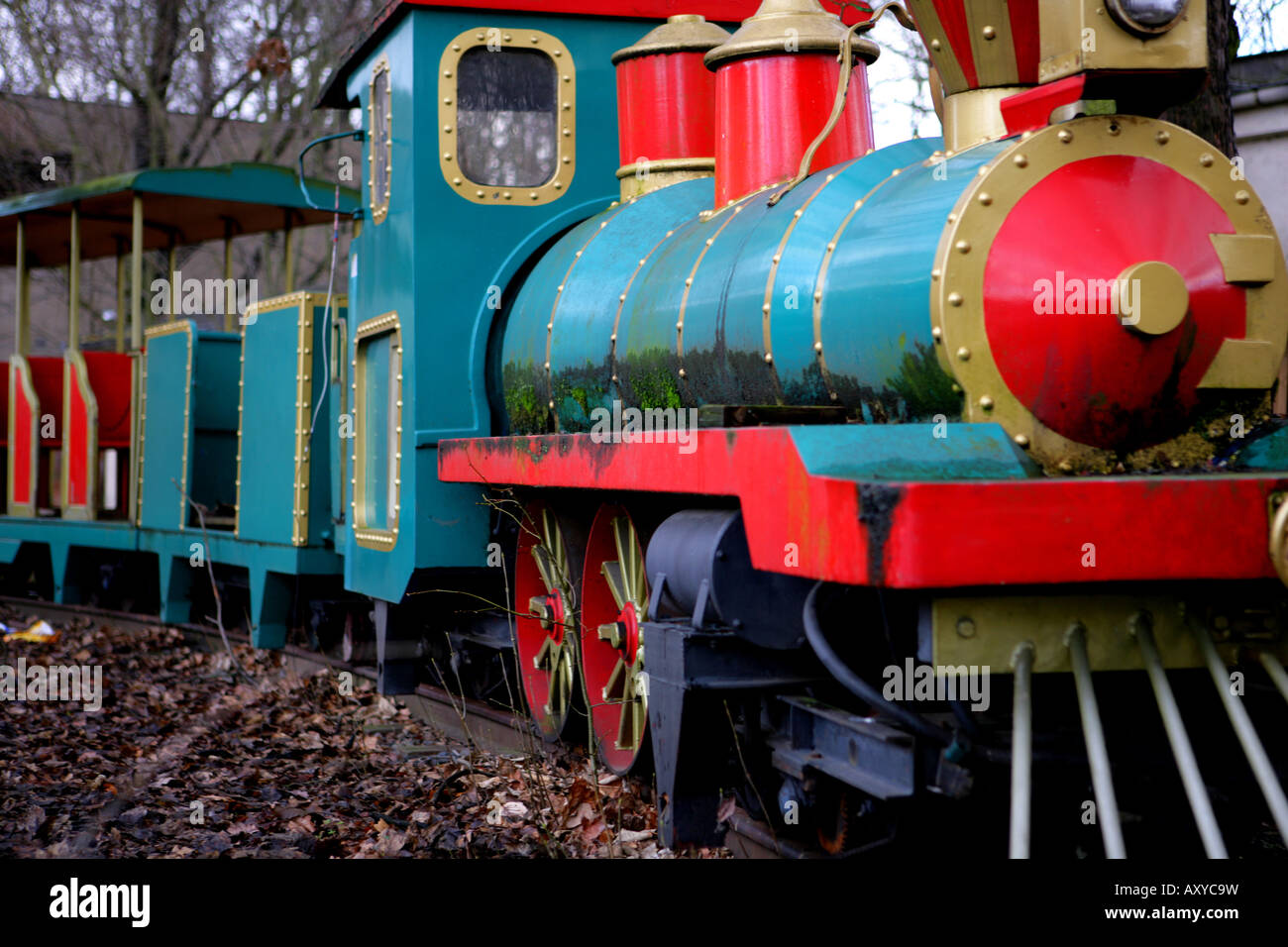 a train for kids stoped many years ago Stock Photo - Alamy