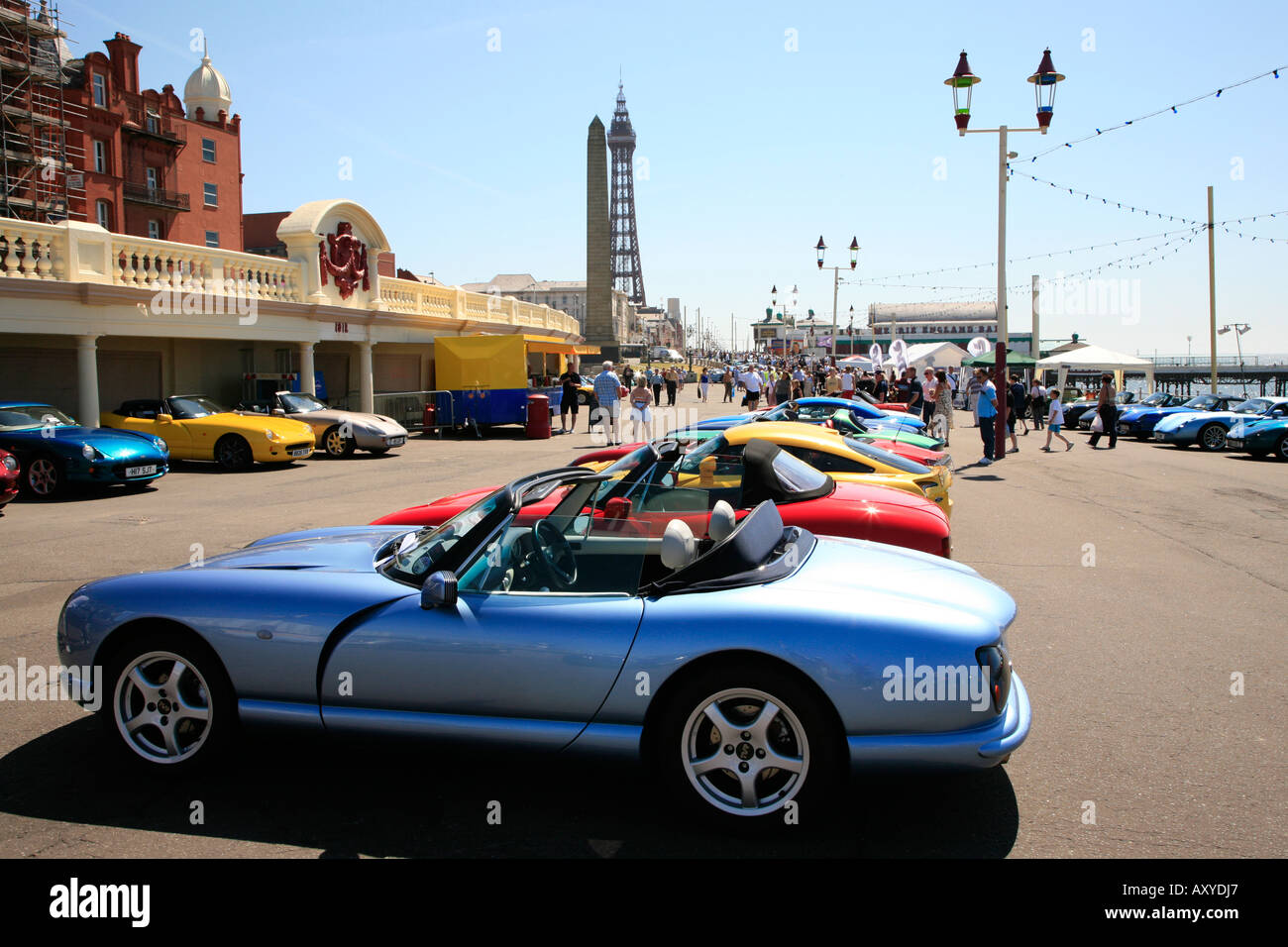 TVR return to blackpool rally 2006 Stock Photo - Alamy