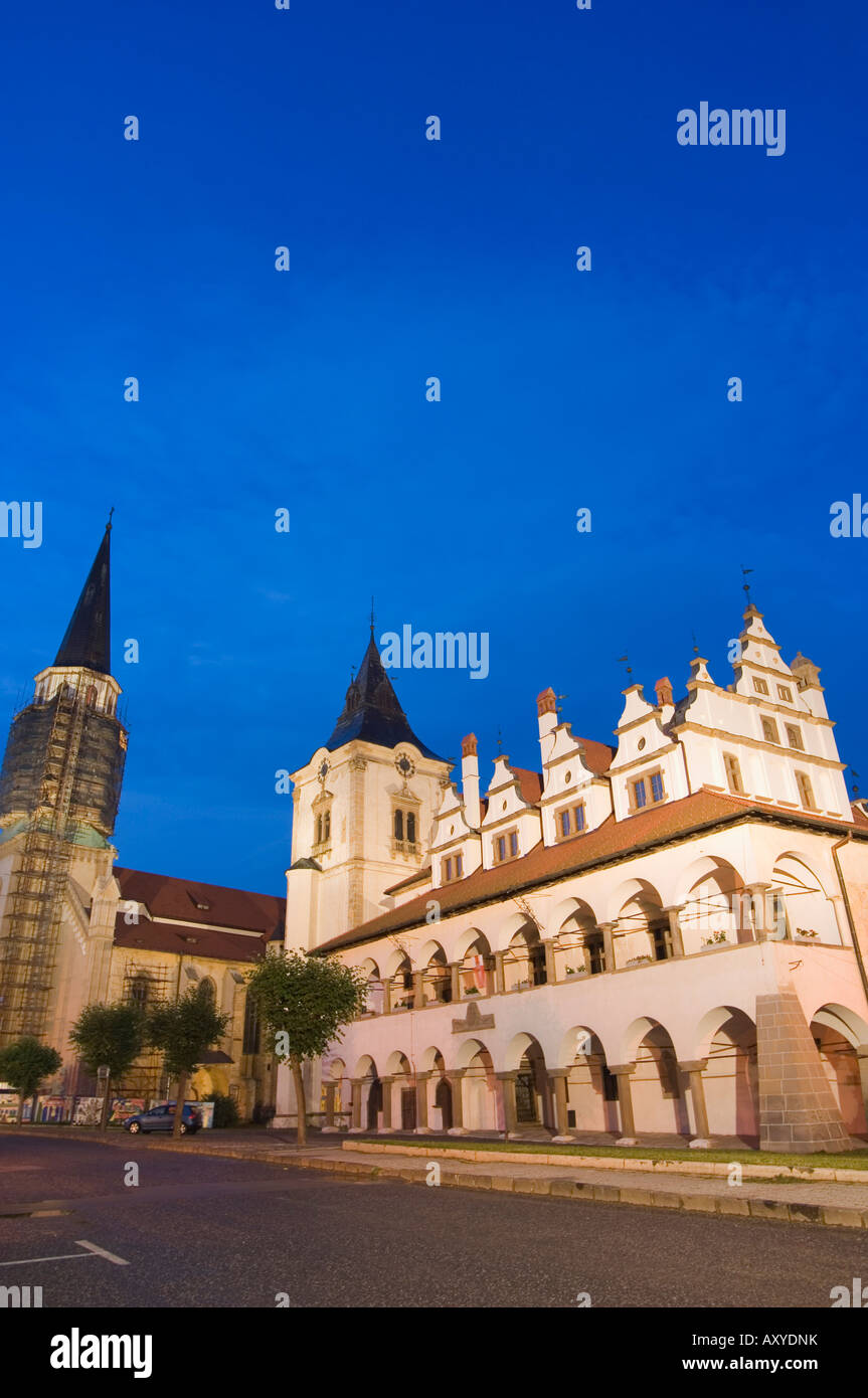 Gothic style Town Hall housing the Spit Museum, church of St. James ...