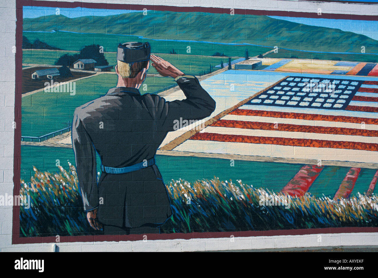 Us military mural hi-res stock photography and images - Alamy