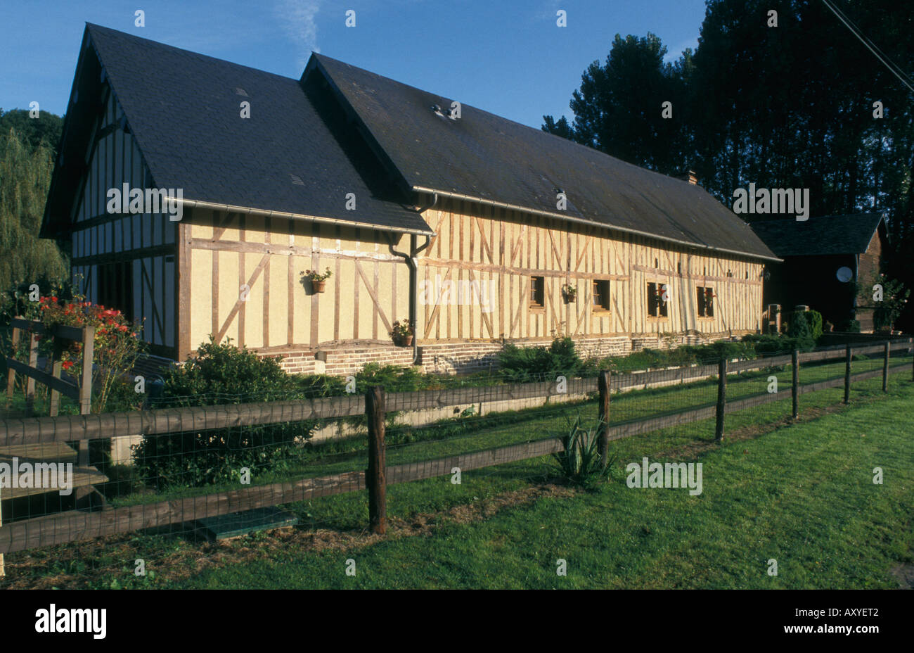 Colombage house normandy hi-res stock photography and images - Alamy