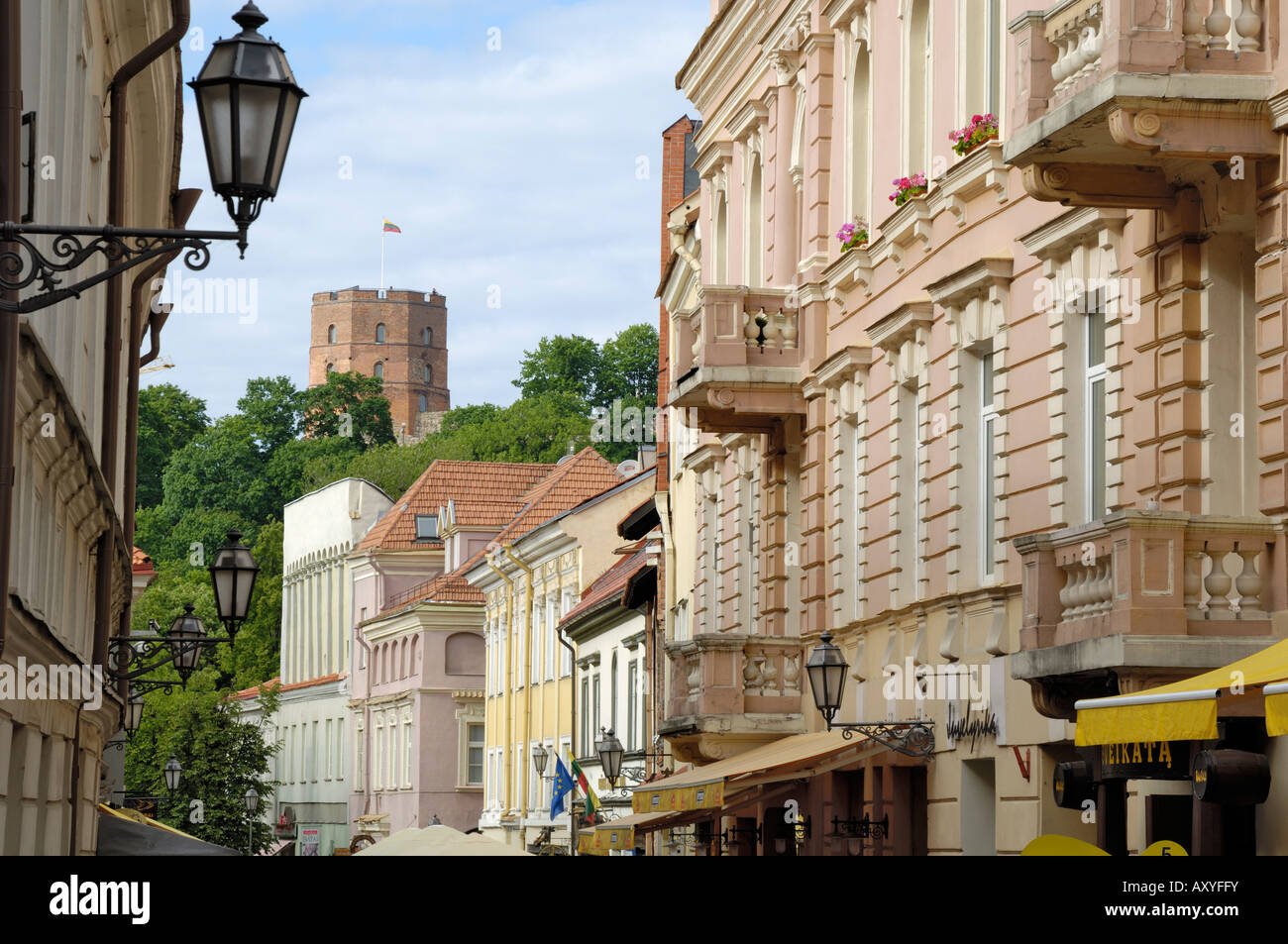 Pilies street old town vilnius hi-res stock photography and images - Alamy