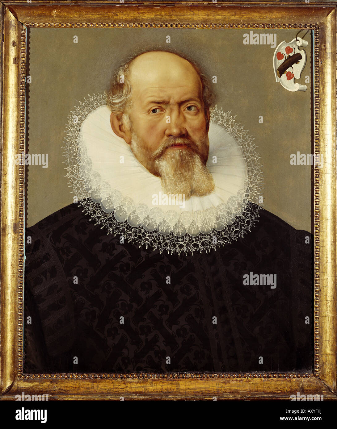 Praun, Jakob I (1558 - 1627), German merchant, portrait, painting by ...