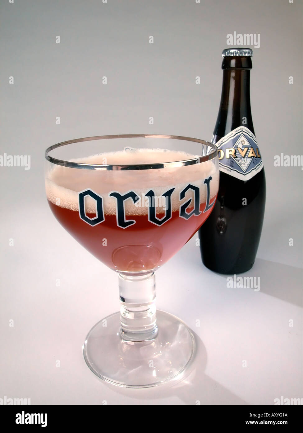 Orval beer glass hi-res stock photography and images - Alamy