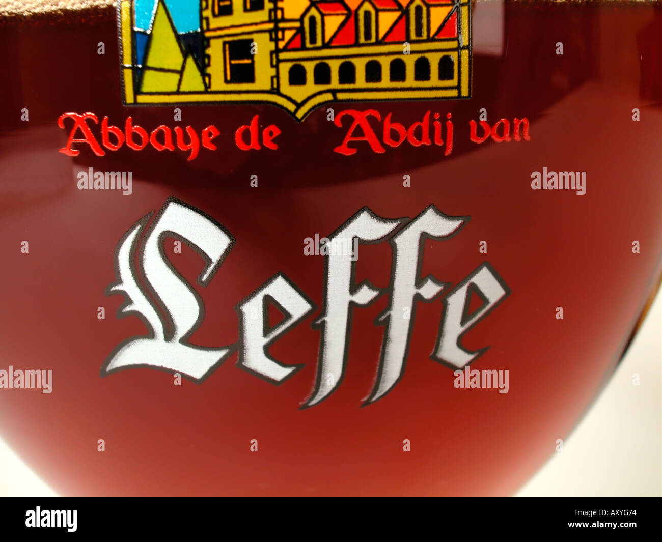 Glass of Leffe Radieuse ale Belgium Stock Photo - Alamy