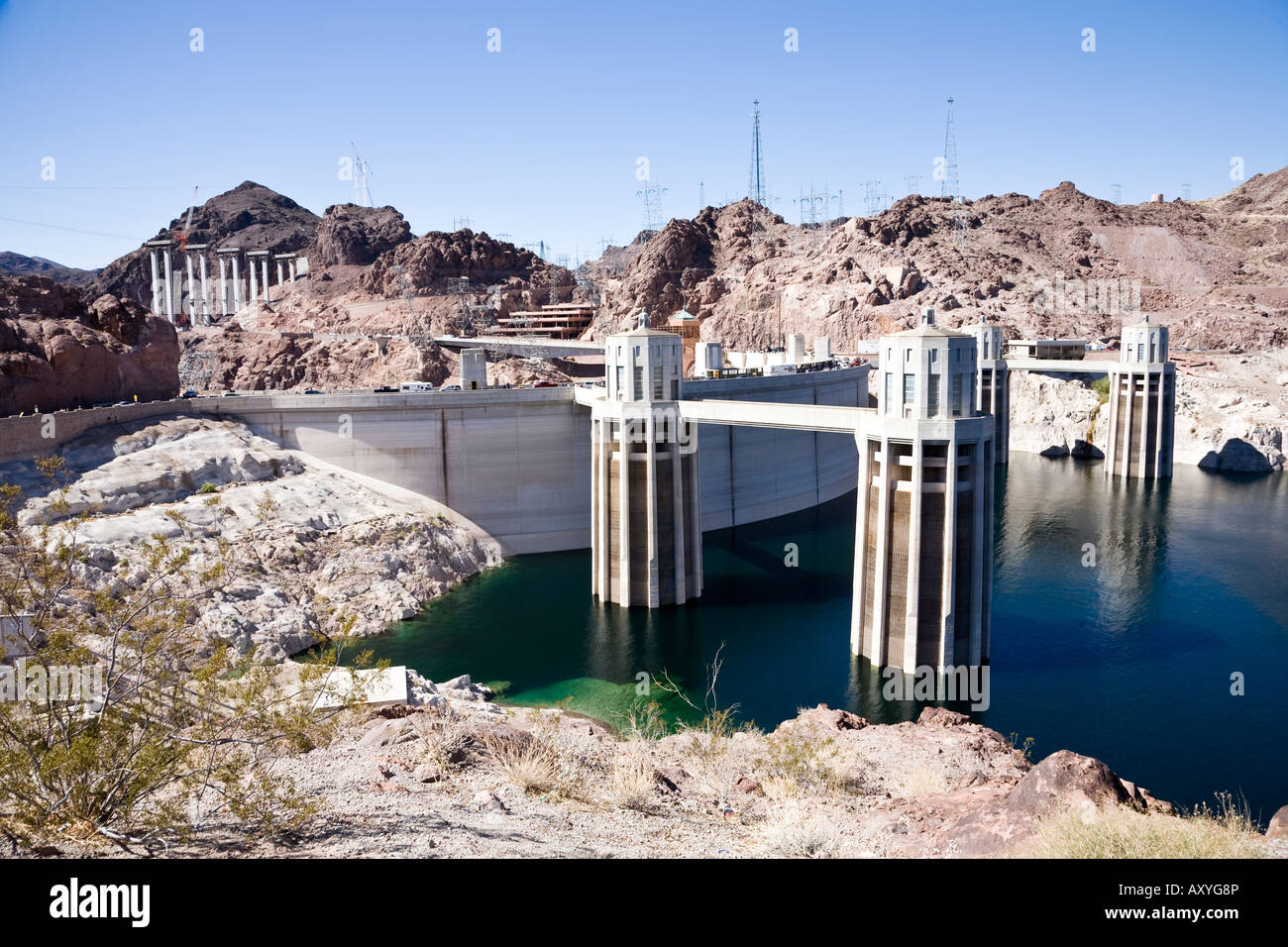 Boulder dam concrete arch hi-res stock photography and images - Alamy