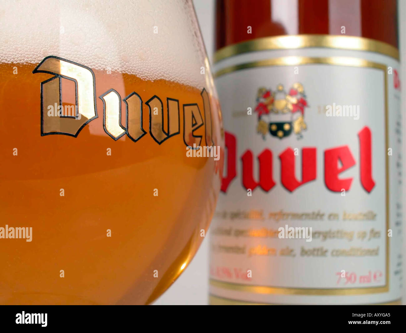 Duvel beer bottle glass hi-res stock photography and images - Alamy