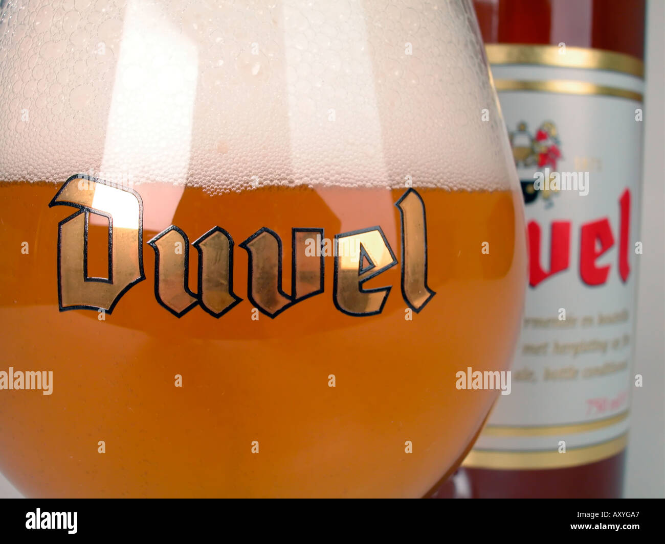 Duvel beer glass hi-res stock photography and images - Alamy