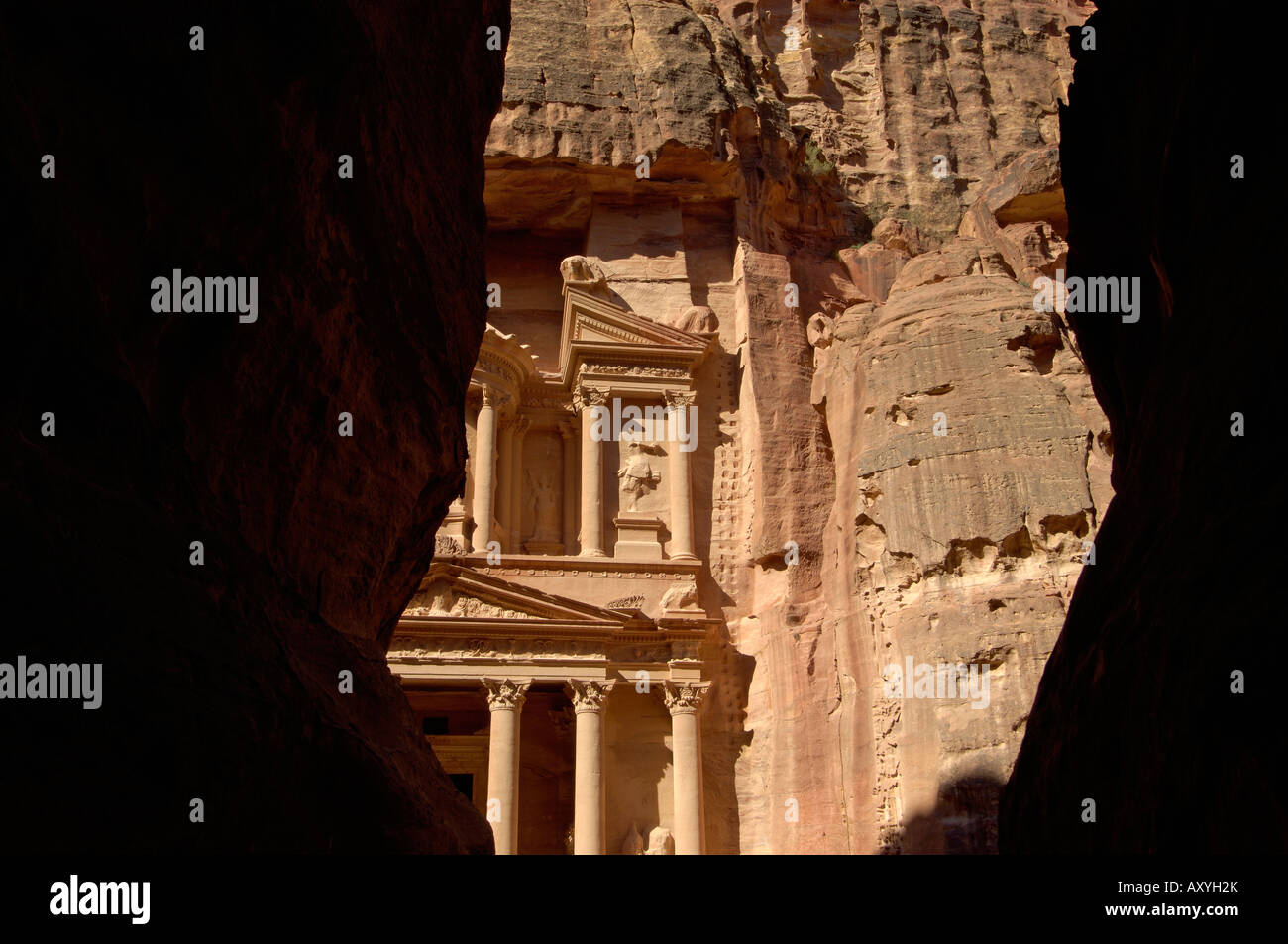 The Treasury (Al Khazneh) (El Khazneh) (Al Khazna), at the end of the ...