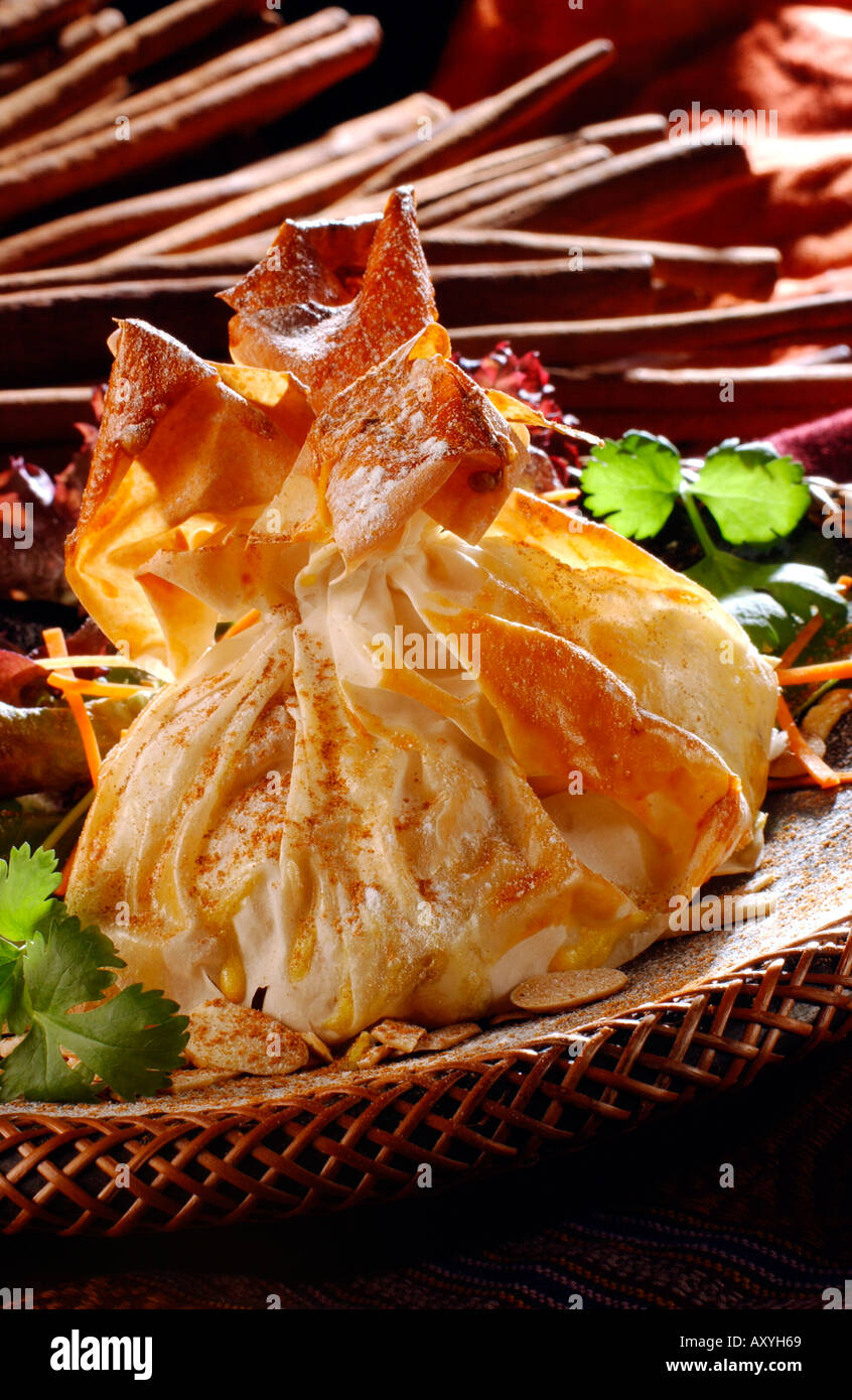 Filo pastry parcel hi-res stock photography and images - Alamy