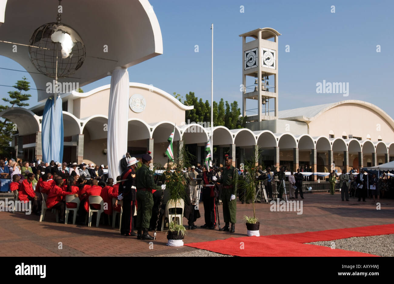 Inauguration of Seretse Khama Ian Khama fourth President of The ...