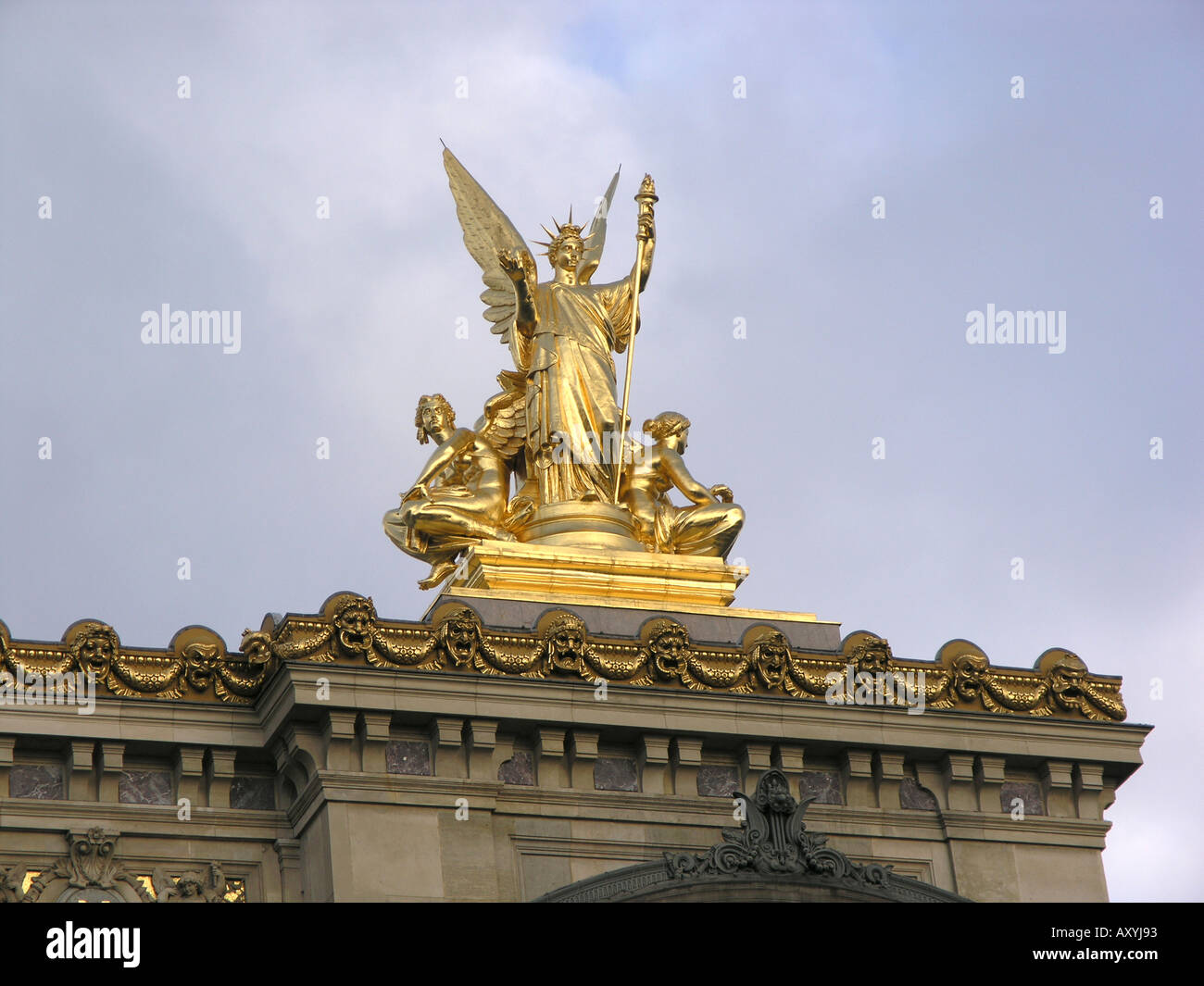 Facade of Opera Garnier Paris France Europe EU Stock Photo - Alamy