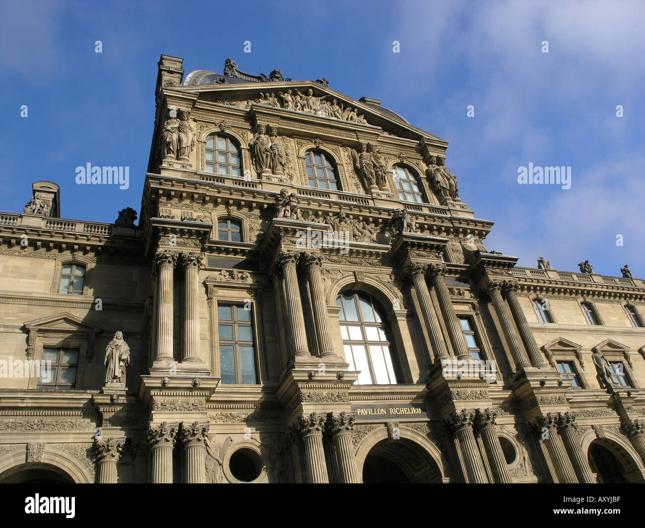 Musee du Louvre Paris France Europe EU Stock Photo - Alamy