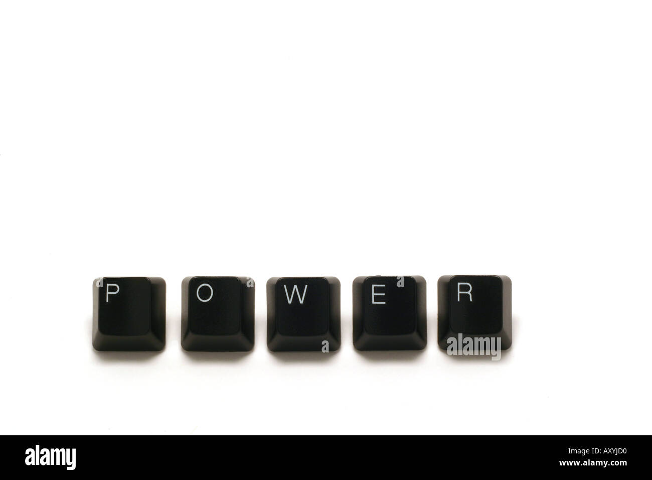 Keyboard keys isolated on a white background Stock Photo - Alamy