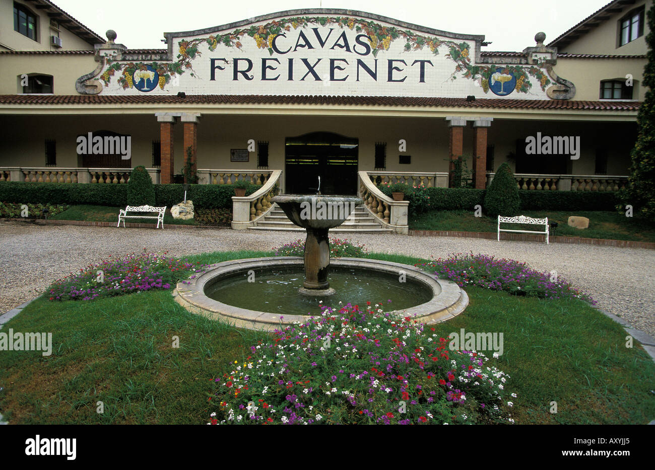 Alt Pened s the bodega of Freixenet Stock Photo - Alamy