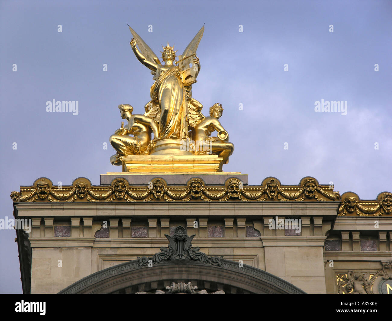 Facade of Opera Garnier Paris France Europe EU Stock Photo - Alamy