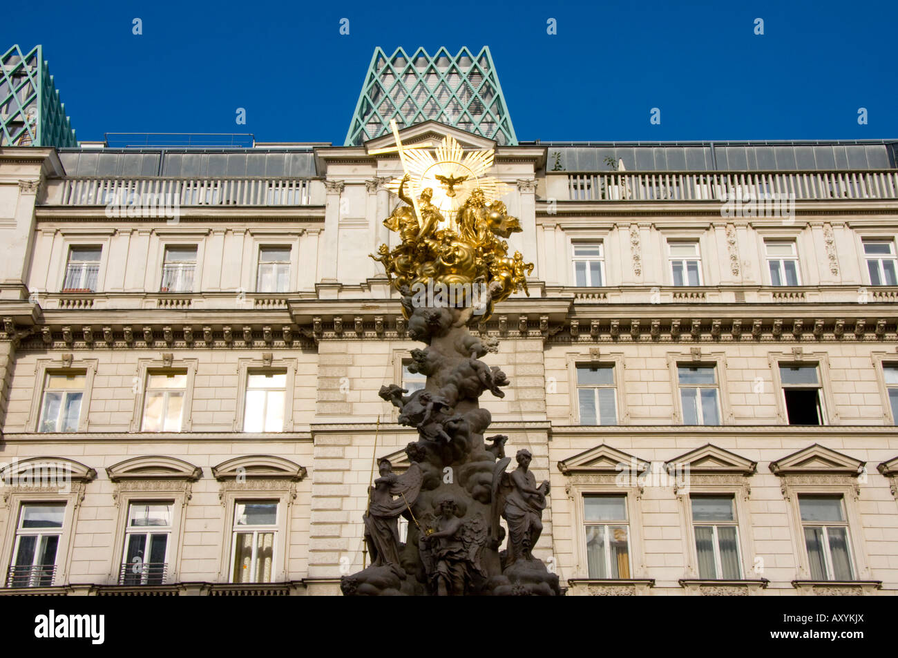 the plague column (pestsaule) in the stephansplatz vienna austria Stock ...