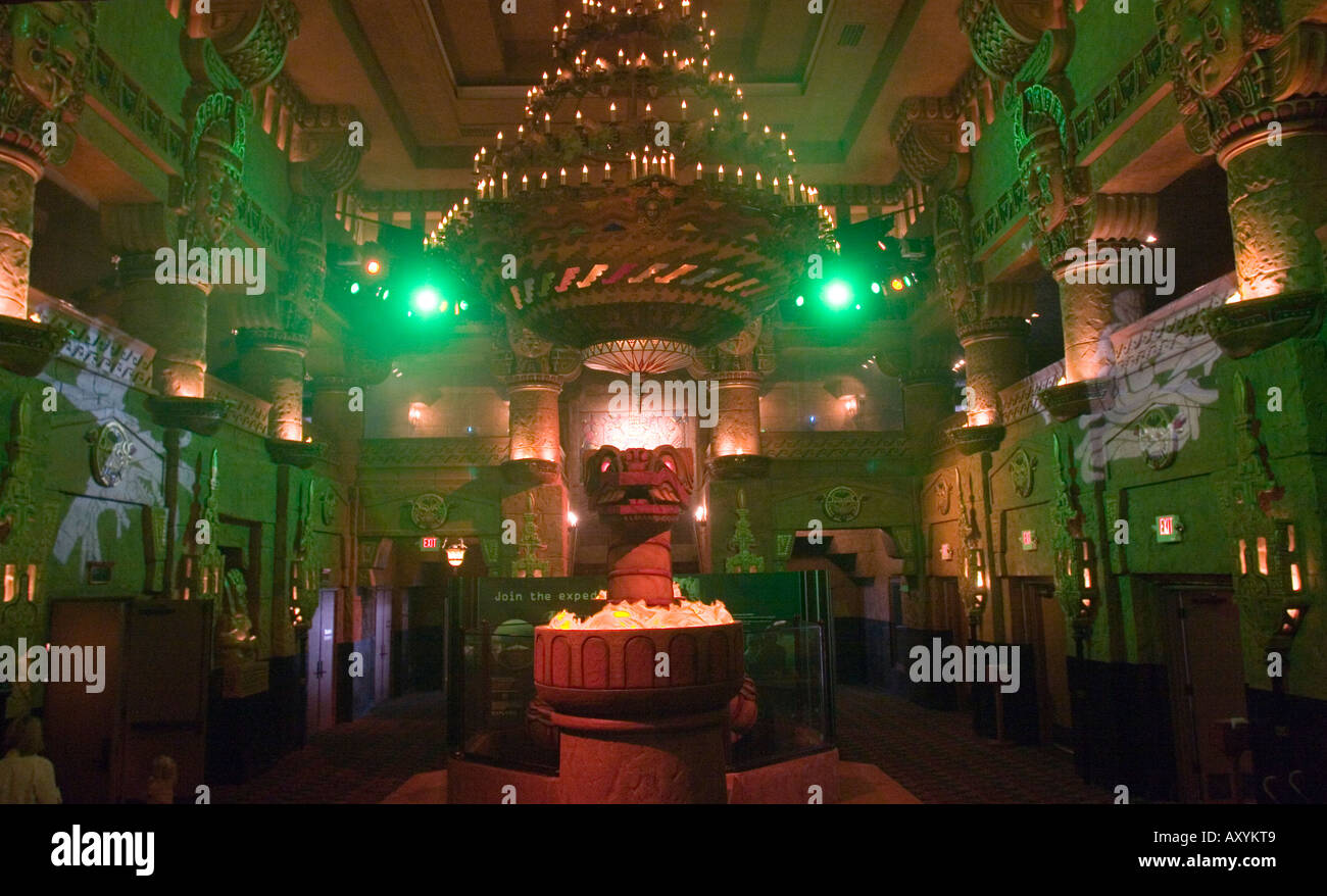 The Aztec On The River, San Antonio, Texas USA special effects show ...